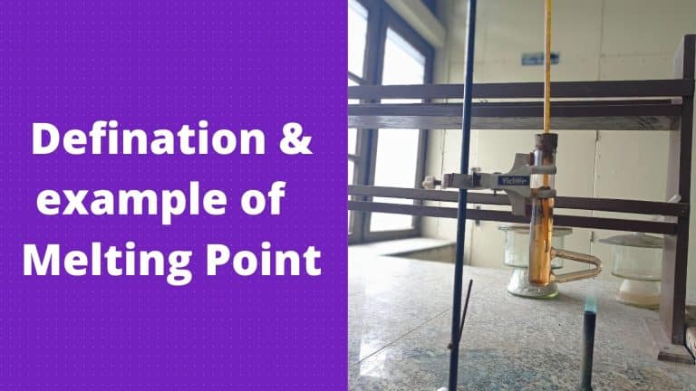Melting Point, Melting point as physical properties - Chemistry Notes
