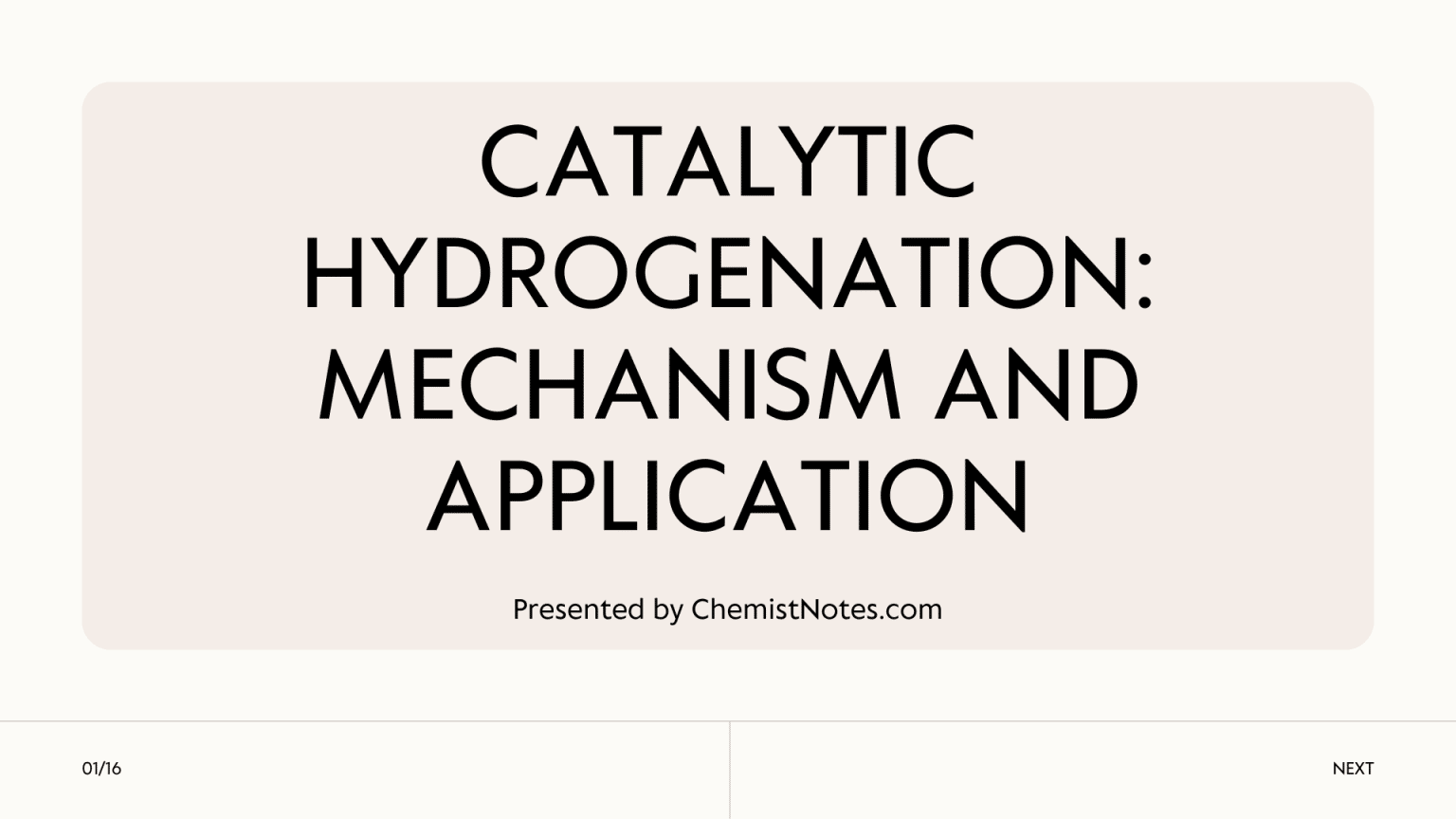 Catalytic Hydrogenation: Mechanism and Application - Chemistry Notes