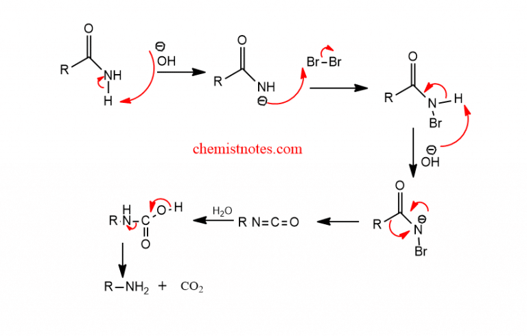 Hofmann Rearrangement: Mechanism, application. - Chemistry Notes