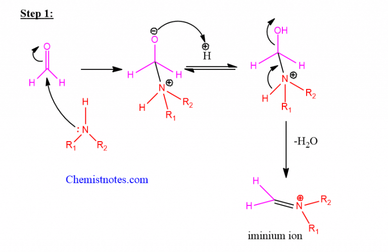 Mannich reaction: Promising Mechanism - Chemistry Notes