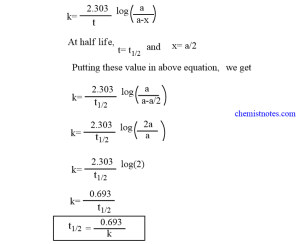 First Order Reaction definition, example, half life period - Chemistry ...