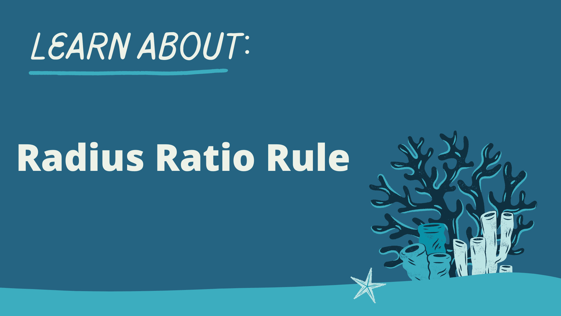 Radius Ratio: The radius ratio rule - Chemistry Notes