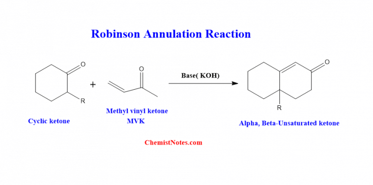 Robinson annulation reaction: Easy mechanism - Chemistry Notes