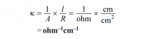 Specific conductance: Definition, unit, and formula - Chemistry Notes