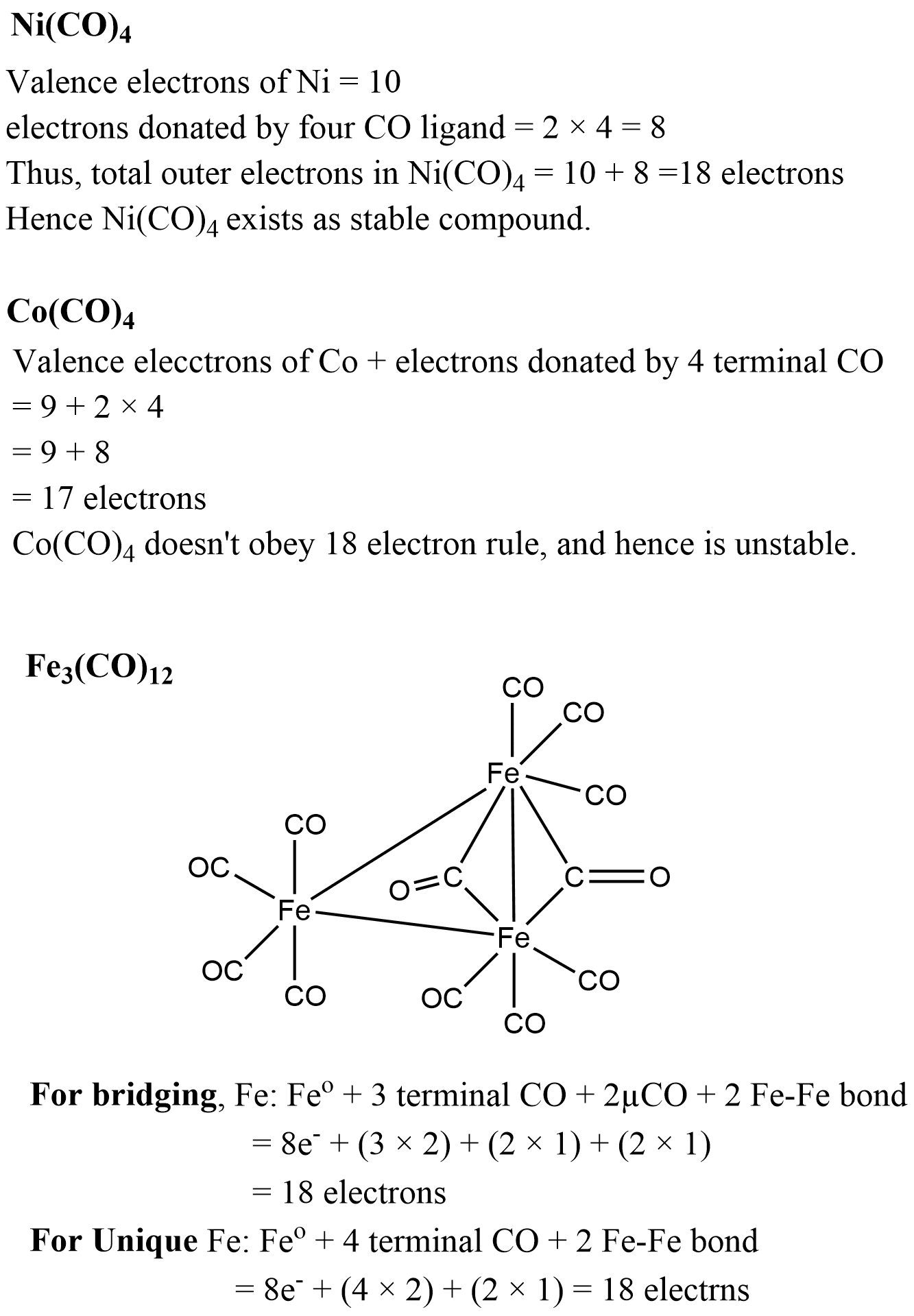 18 Electron Rule - Definition, Examples, and Applications - Chemistry Notes
