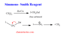 Simmons smith reaction: Mechanism, important uses - Chemistry Notes