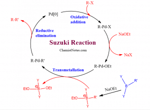 Suzuki reaction: easy mechanism,application - Chemistry Notes