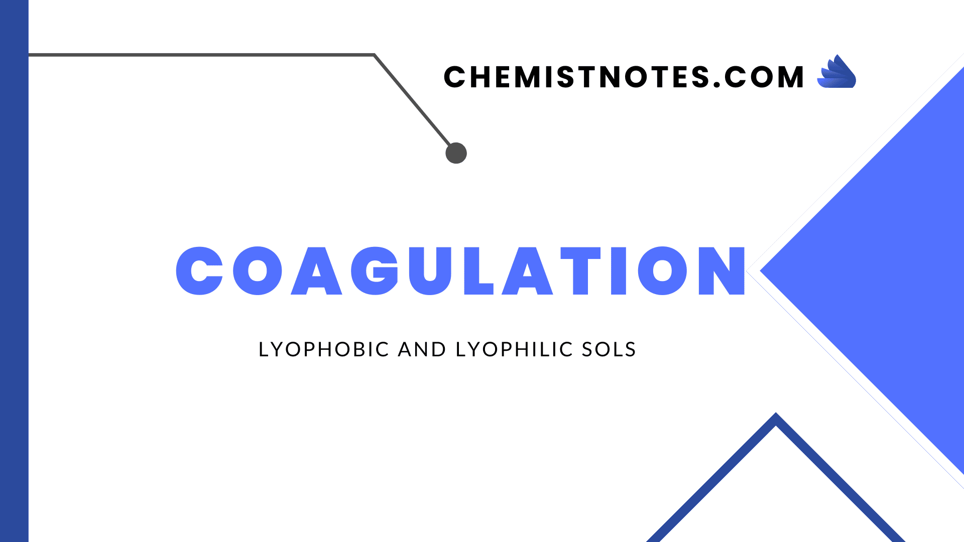 Coagulation: Lyophobic and Lyophilic Sols - Chemistry Notes