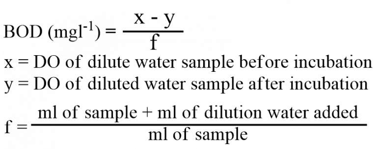 Biological oxygen demand (BOD): Basic concept and calculation ...
