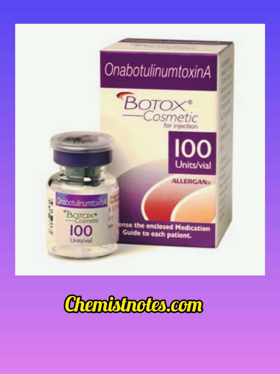 Botox: Uses, Side effects, and Detailed Explanation - Chemistry Notes