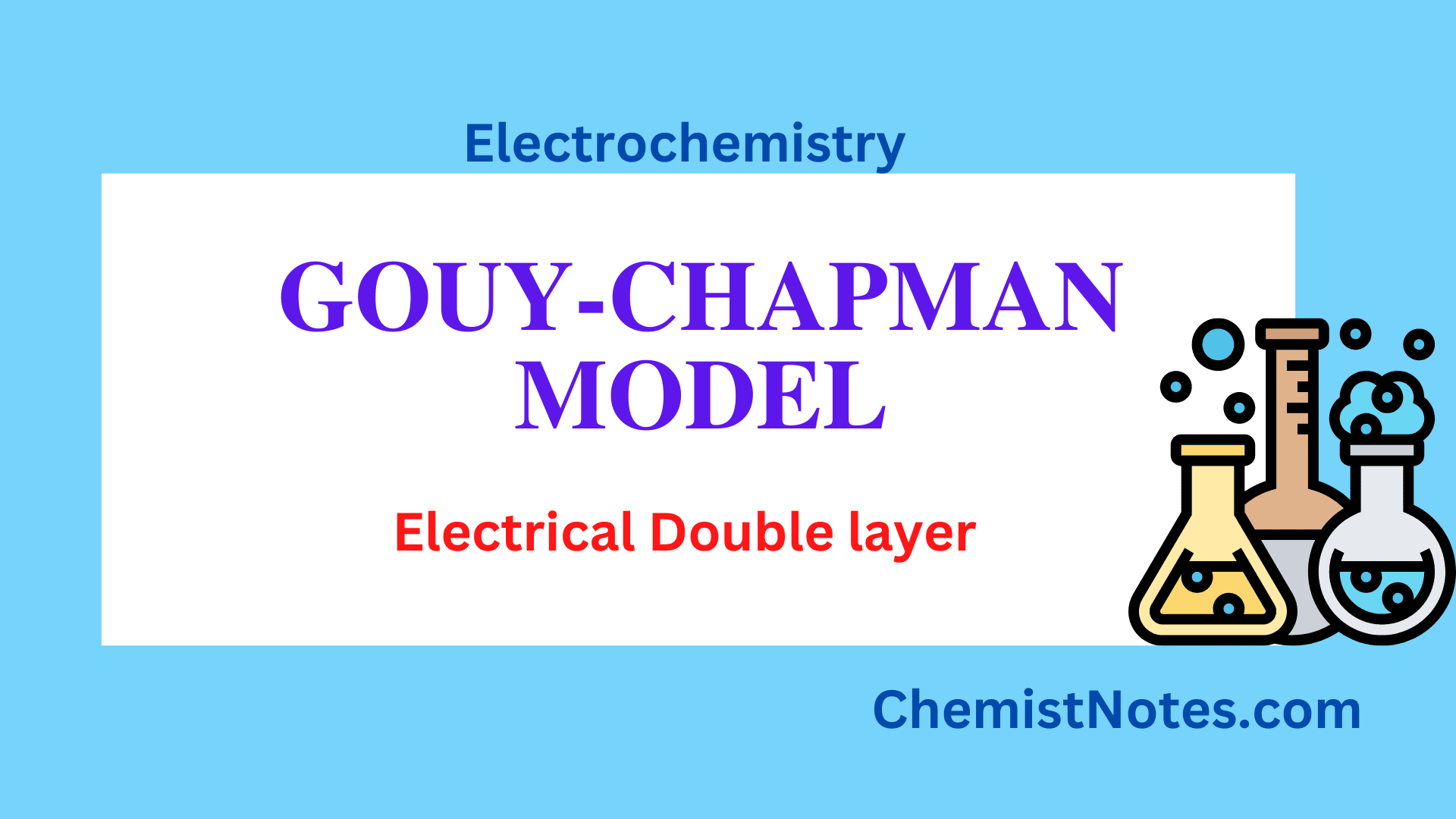 Gouy Chapman Model Introduction 4 Limitations Advantage Over Hp Model Chemistry Notes