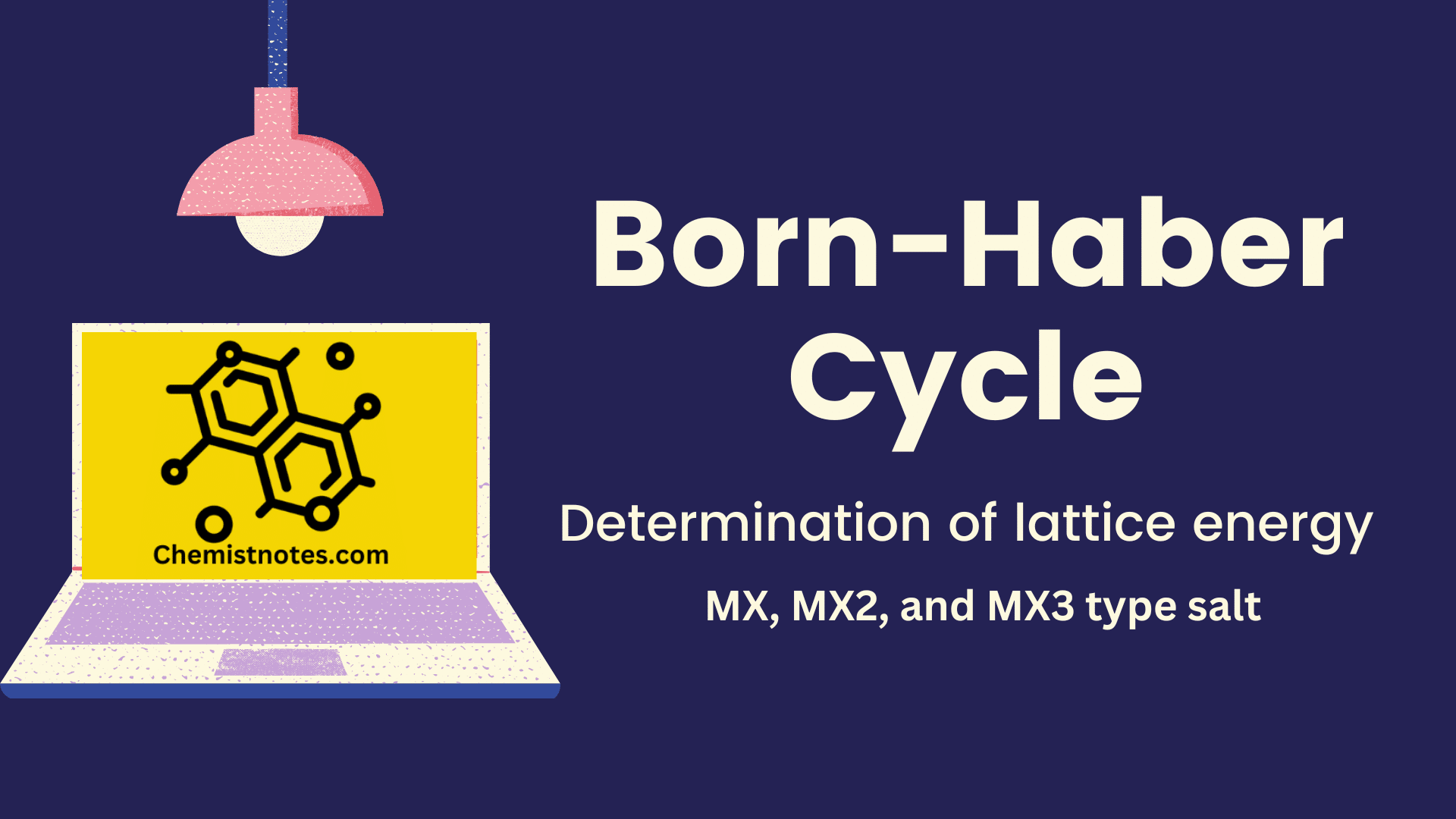 Born-Haber Cycle: Determination of Lattice energy - Chemistry Notes Born-Haber Cycle: Determination of Lattice energy - Chemistry Notes
