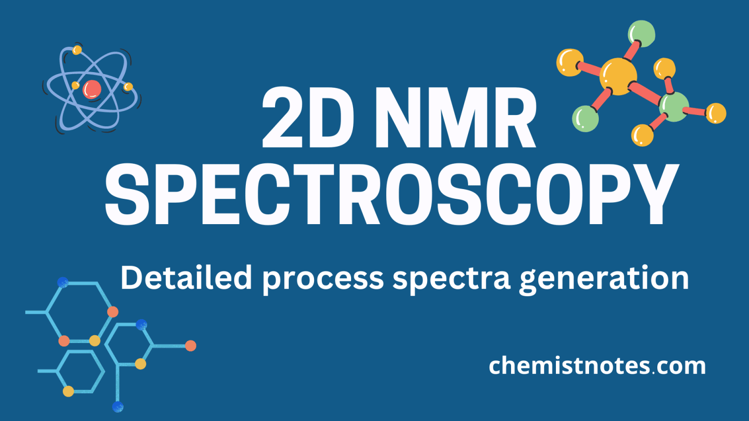 Two dimensional NMR(2D NMR) Spectroscopy: Spectra generation ...
