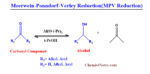 Meerwein Ponndorf Verley (MPV Reduction): Easy mechanism, examples ...