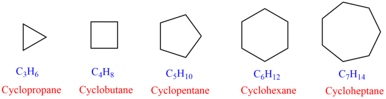 Cycloalkane: Definition, Examples, Properties, Preparation, and 7 ...