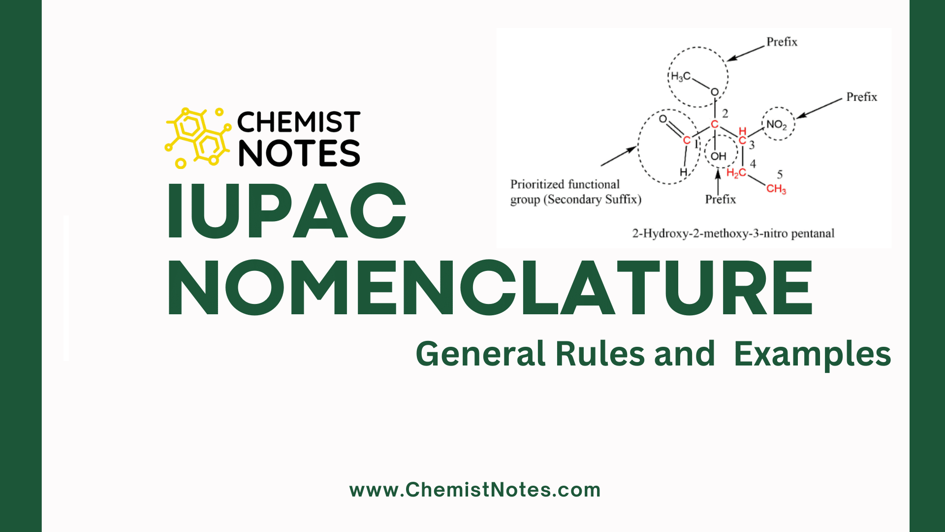 IUPAC nomenclature of organic compounds: 6 Rules and examples ...